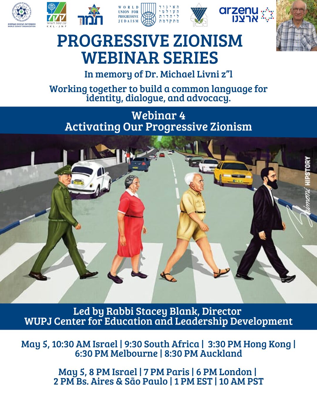 Join us for an inspiring virtual journey into Progressive Zionism ...